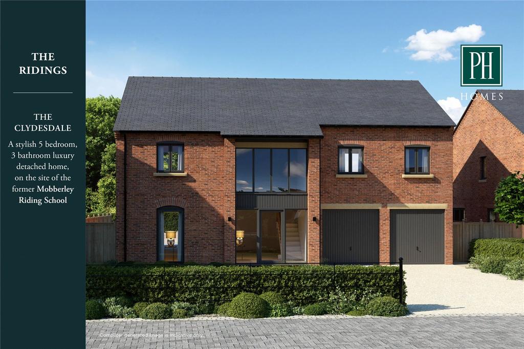 The Ridings, Newton Hall Lane, Mobberley, Cheshire, WA16 5 bed detached ...