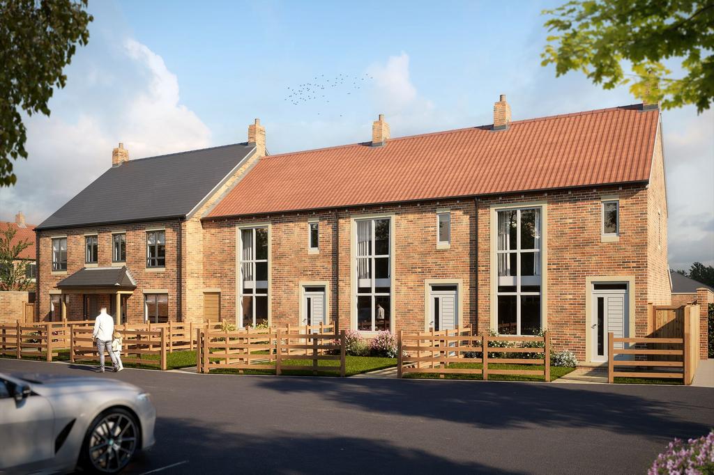 Manor Farmyard, Fiskerton, LN3 2 bed townhouse - £240,000