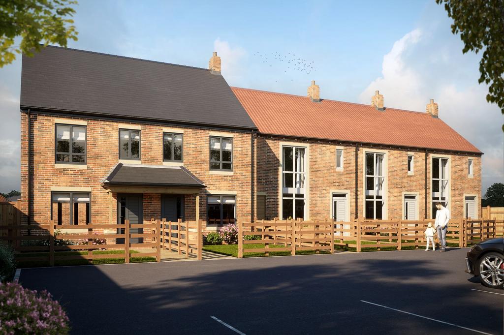 Manor Farmyard, Fiskerton, LN3 3 bed townhouse - £280,000
