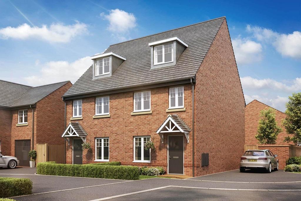 The Braxton - Plot 121 at Aldon Wood... 3 bed semi-detached house - £ ...