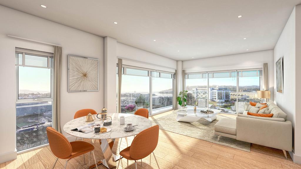 Plot 6-01 Teesra House, Mount Wise 3 bed flat - £850,000