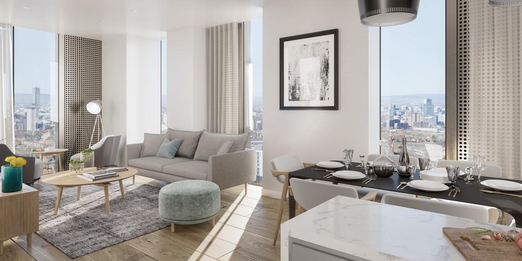 Michigan Towers, Manchester 2 bed apartment - £315,995