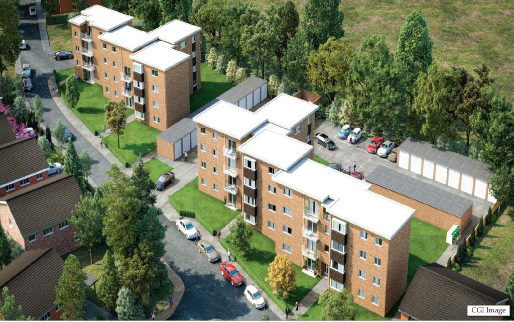 Beverley Court, 26/78 Cedar Drive... 3 bed block of apartments - £150,000