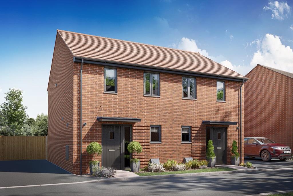 The Ashenford - Plot 79 at Culm... 2 bed semi-detached house - £255,000