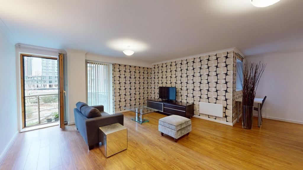 Meridian Place, London, E14 2 bed apartment - £2,400 pcm (£554 pw)