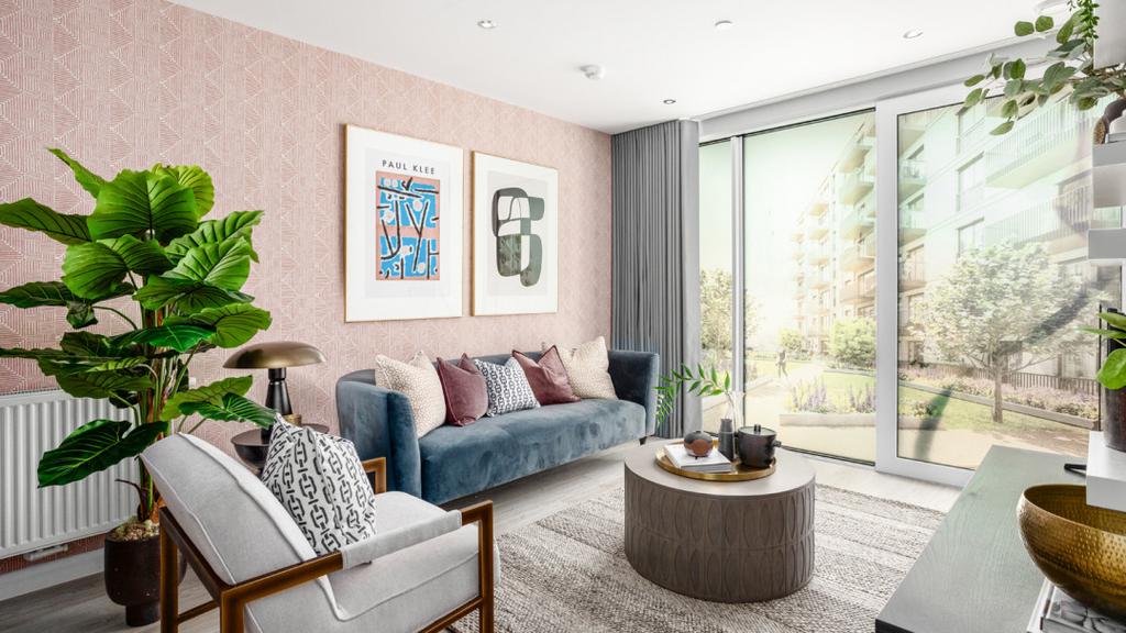 Plot C2.02.02, at L&Q at The Silk... 1 bed flat - £125,625
