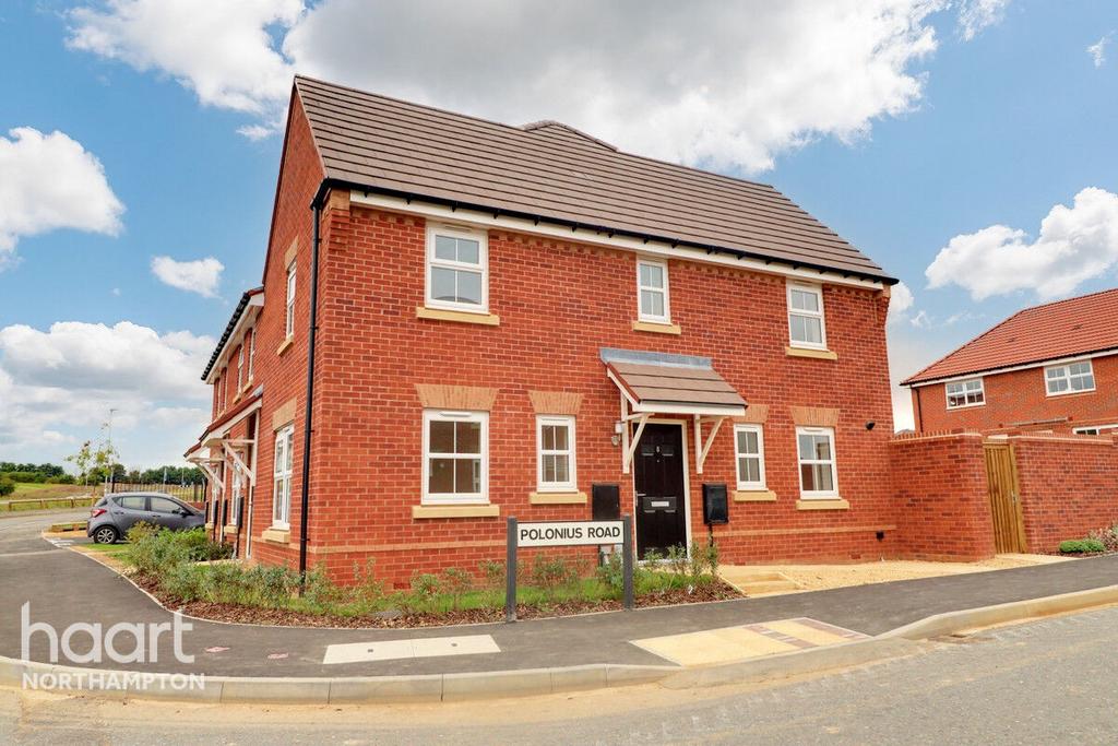 8 Polonius Road, Wellingborough 3 bed end of terrace house - £150,000