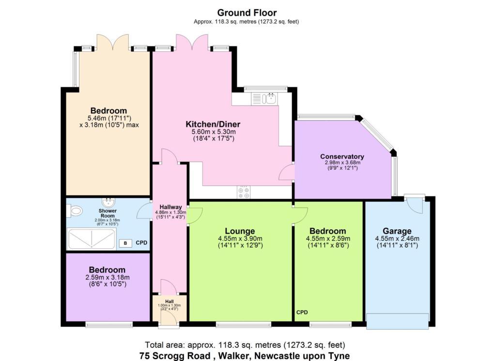 75 Scrogg Road Walker Newcastle upon... 3 bed detached bungalow - £215,000