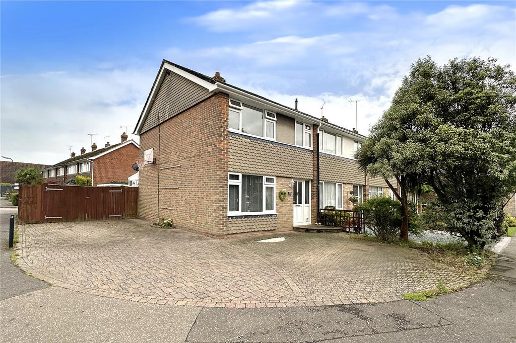Orchard Gardens, Rustington... 3 bed end of terrace house - £325,000