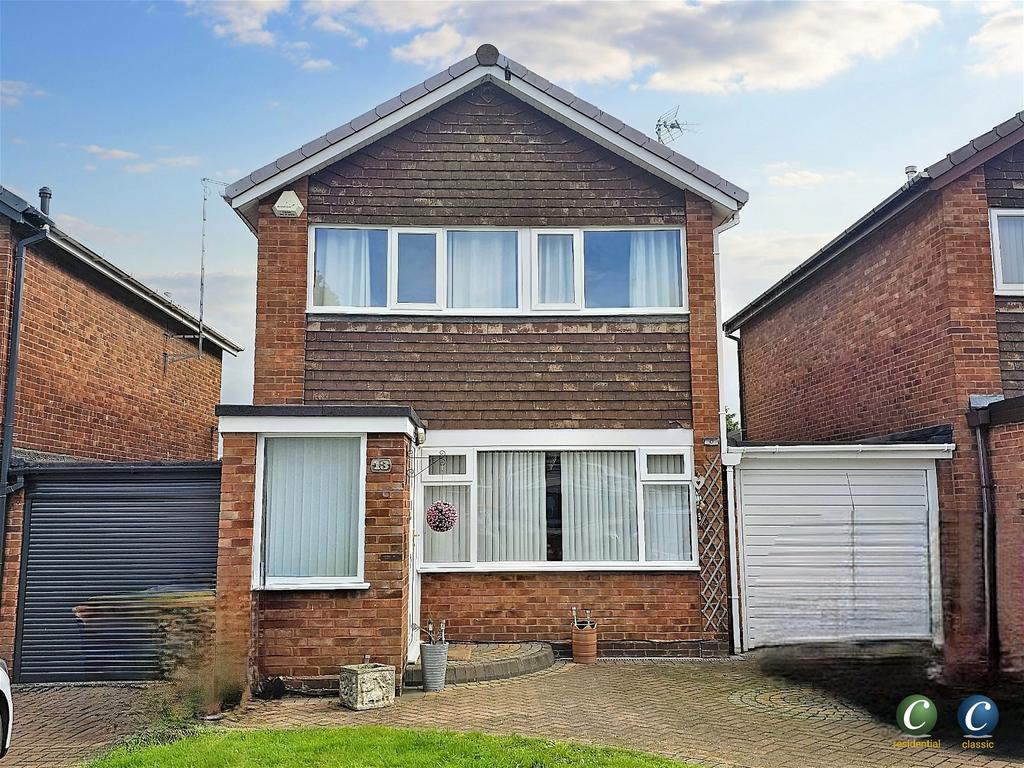 Foxglove Close, Etchinghill, Rugeley... 3 bed link detached house - £ ...