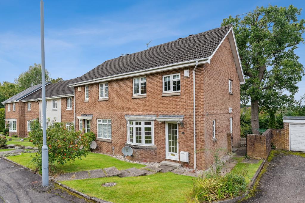 Strathview Park, Netherlee, East... 3 bed end of terrace house - £269,000
