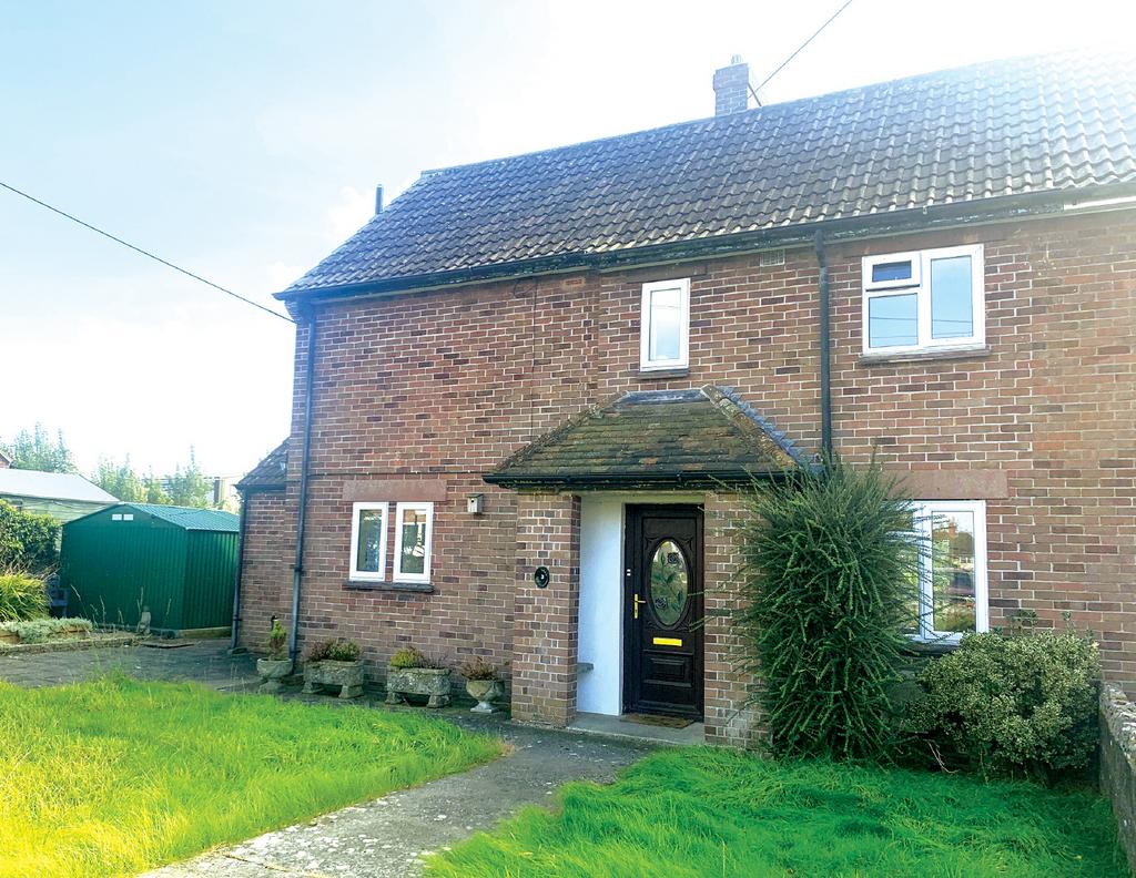 3 Neales Way Evercreech Shepton 3 Bed Semi Detached House £150 000