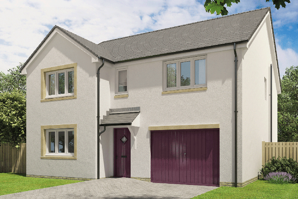 The Stewart - Plot 253 at Calderwood... 4 bed detached house - £428,000