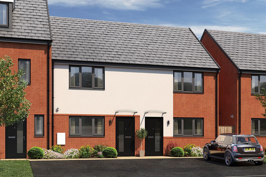 Plot 504, The Lawton at Roman Fields... 2 bed terraced house - £116,250