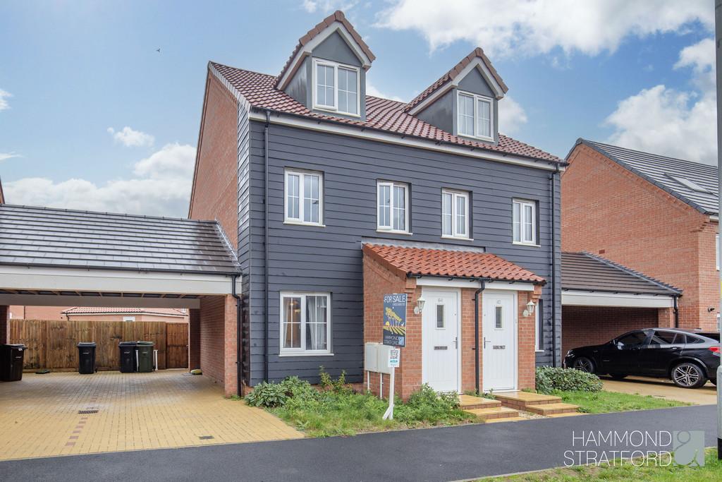 Harness Maker Way, Hethersett 3 bed semi-detached house - £280,000