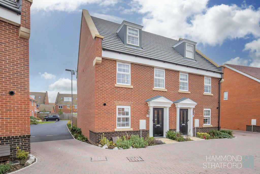 Tortoiseshell Drive, Attleborough 3 bed semi-detached house - £290,000