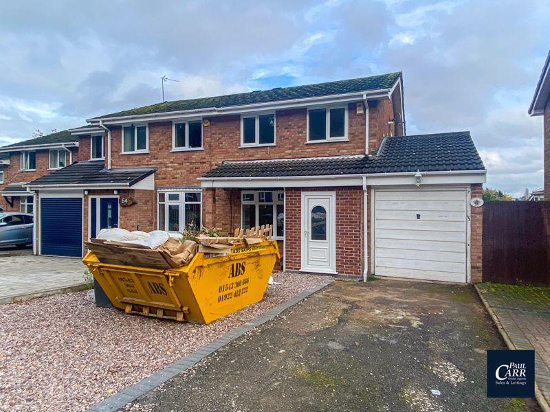 Gratley Croft, Cannock, WS12 4PZ 3 bed semi-detached house - £220,000