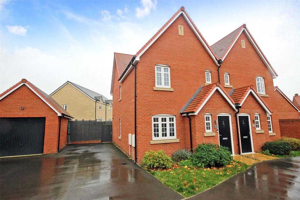Shawbury Street, Shortstown, Bedford, Bedfordshire, MK42 3 bed semi ...