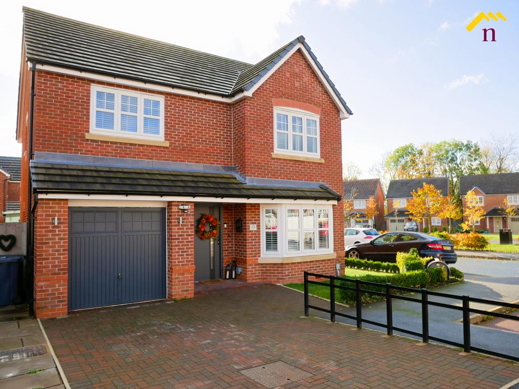Llys Y Groes, Wrexham, LL13 4 bed detached house for sale - £370,000