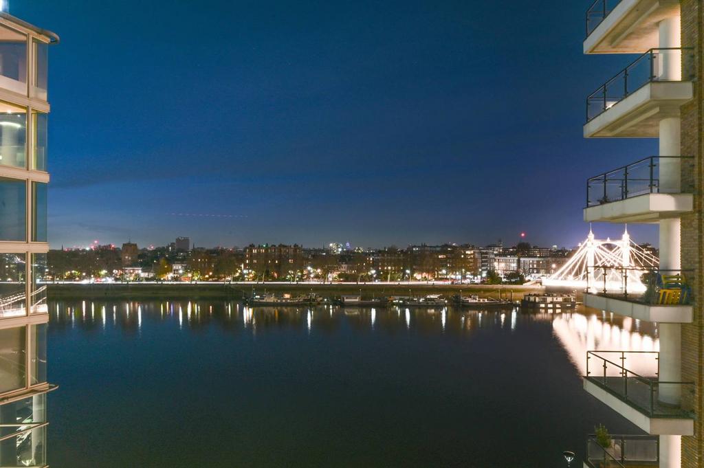 Waterside Point, Battersea, London, SW11 3 bed flat - £2,500,000