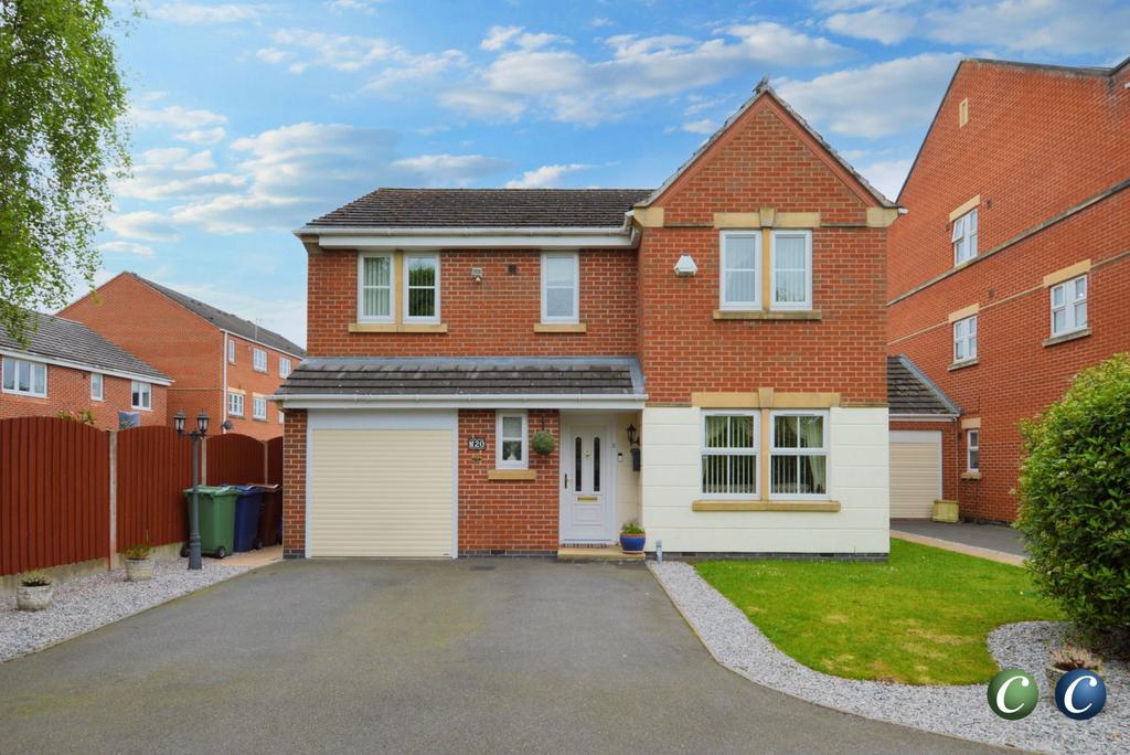 Bonney Drive, Rugeley, WS15 2FY 4 bed detached house for sale - £345,000