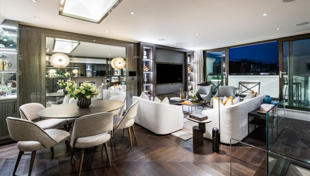 Prince of Wales Terrace, London W8 3 bed penthouse - £17,983 pcm (£ ...