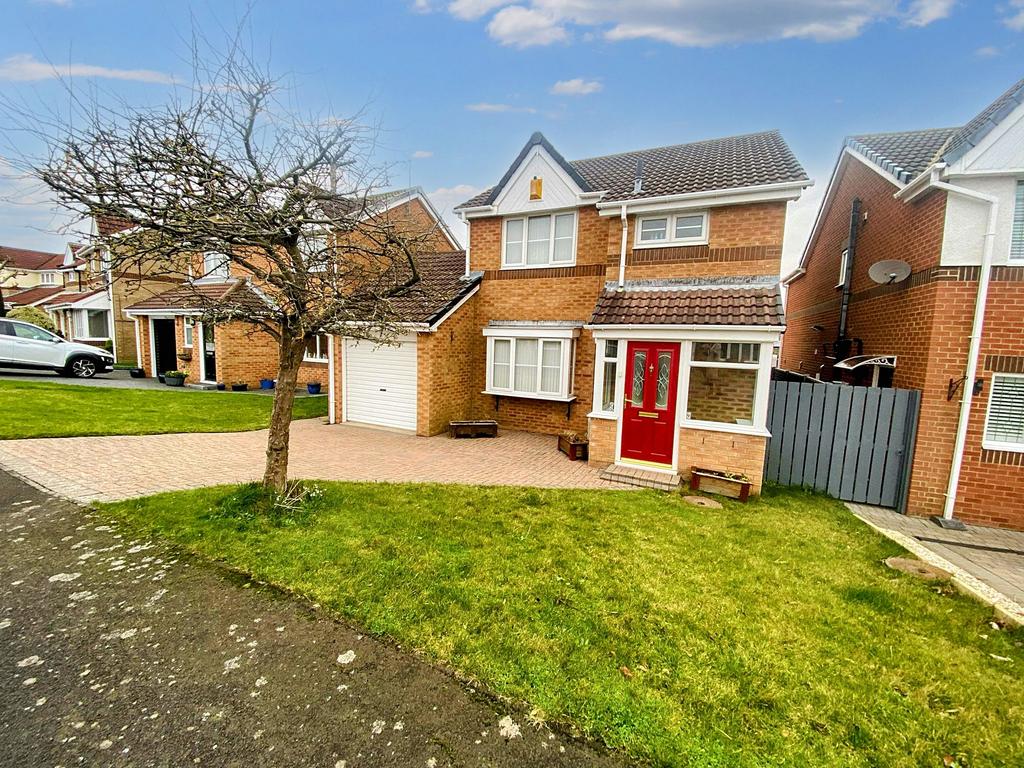Highstead Avenue, Cramlington, Northumberland, NE23 3QT 3 bed detached house for sale - £259,950
