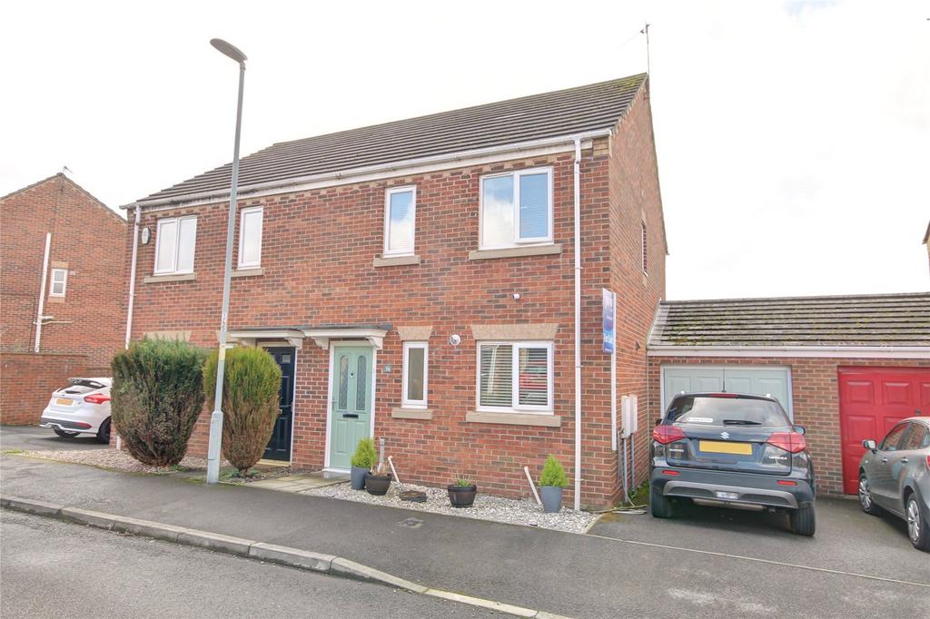 Esh Wood View, Ushaw Moor, Durham, DH7 2 bed semi-detached house - £150,000