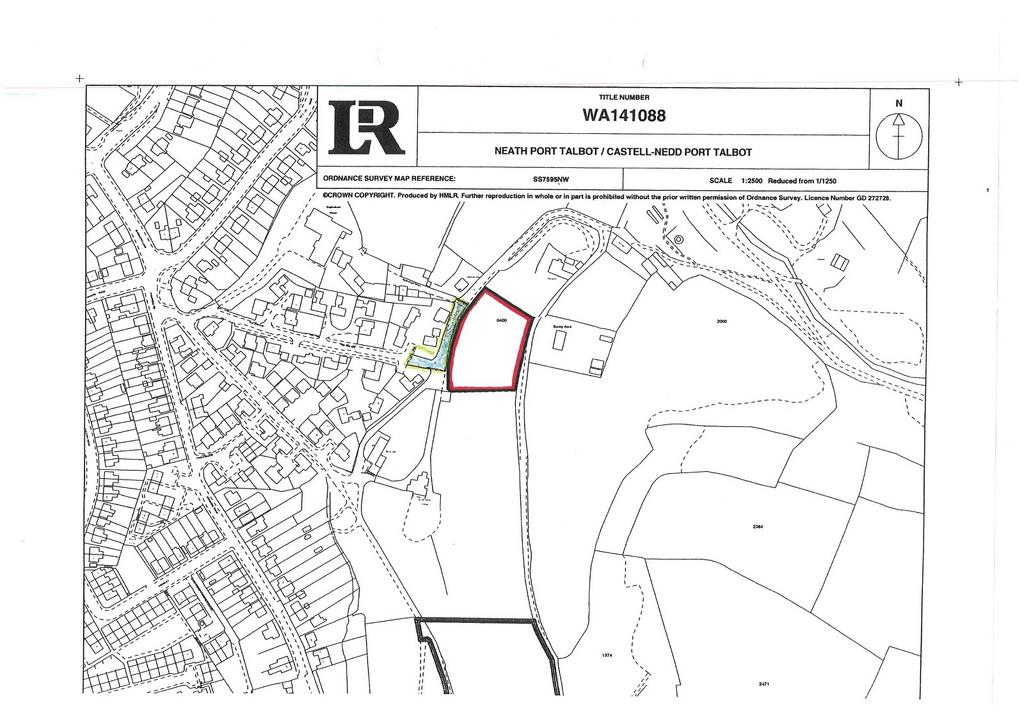 Eaglesbush Valley, Neath, Neath Port... Land for sale - £50,000