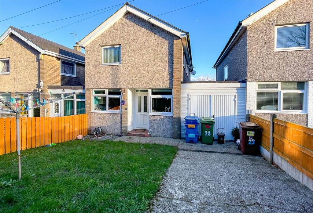 Llwyn Hudol, Bangor, Gwynedd, LL57 2 bed link detached house - £130,000