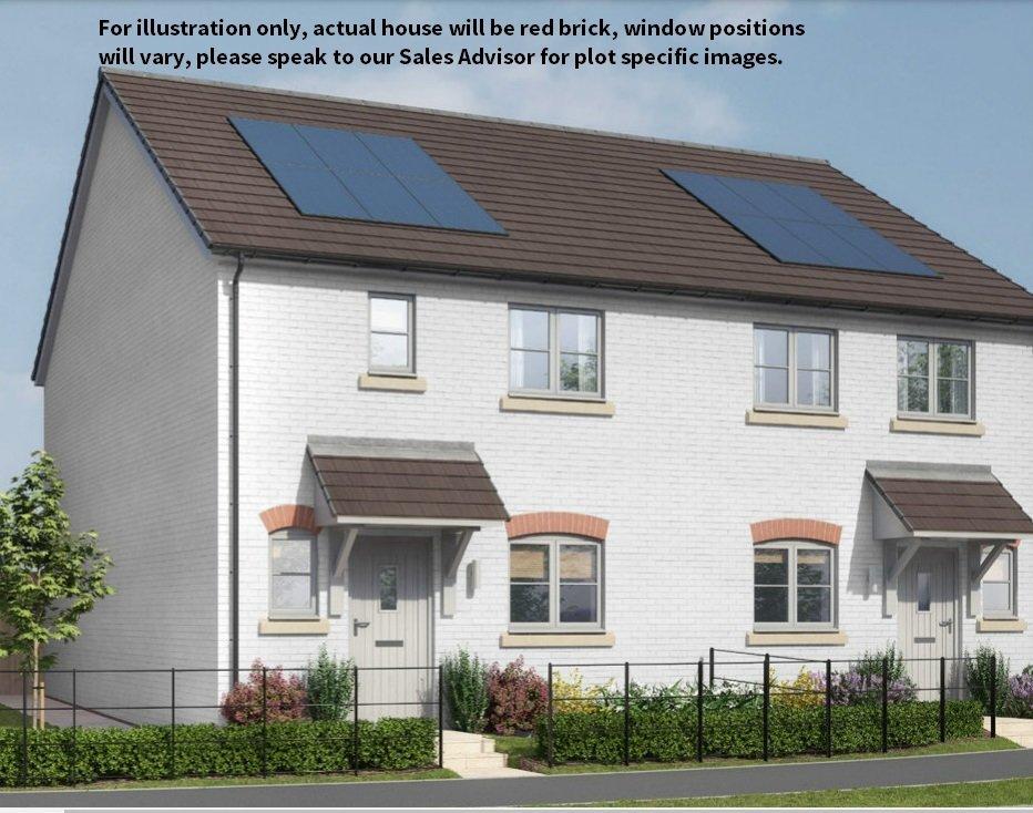 Oakfields, Off A480, Credenhill... 3 bed semi-detached house - £124,250