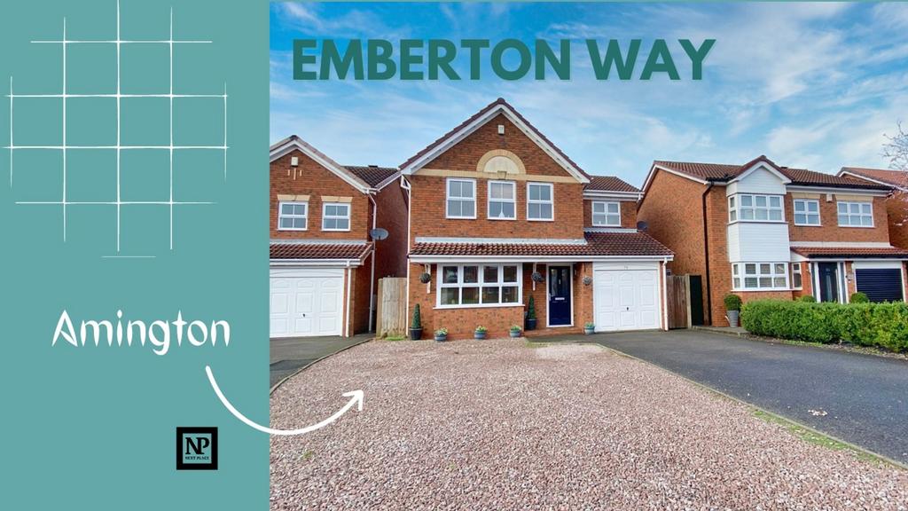 Emberton Way, Amington, B77 4 bed detached house for sale - £375,000