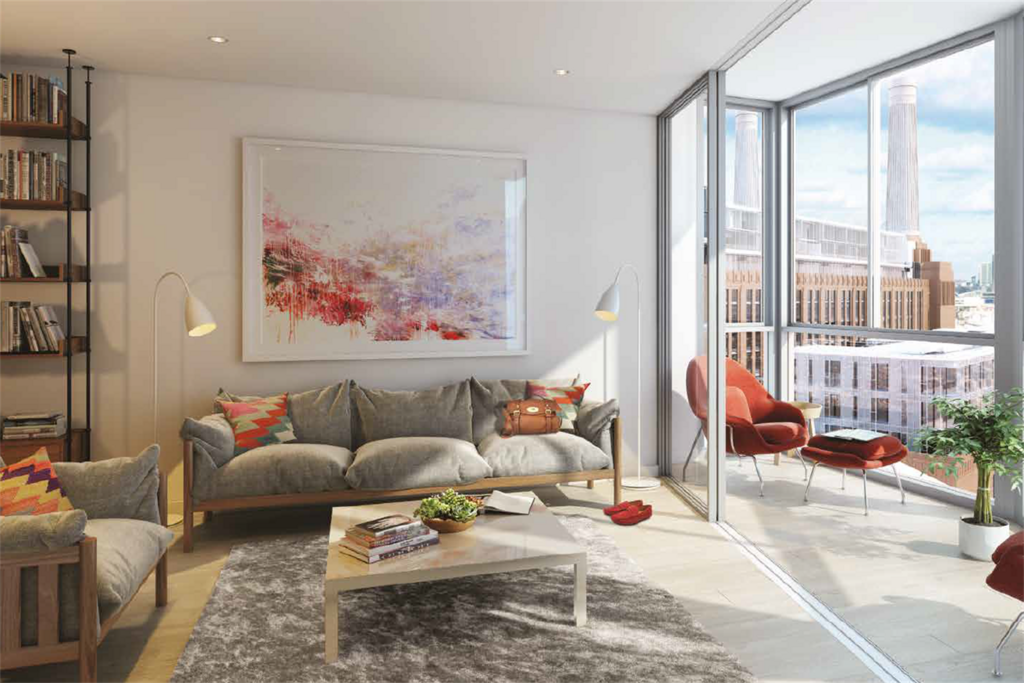 Scott House, Circus Road West, SW11 1 bed apartment - £3,200 pcm (£738 pw)