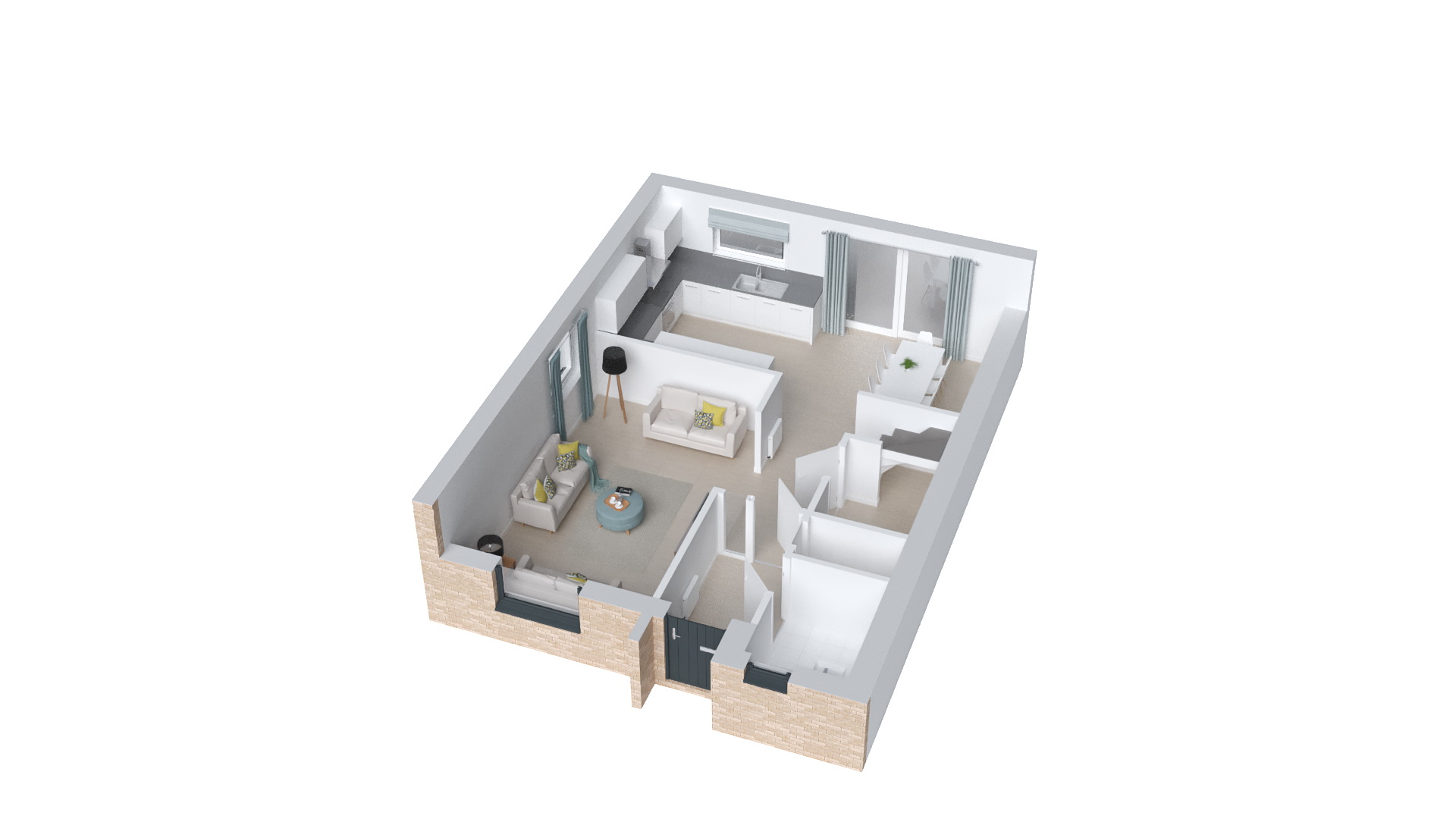 Plot 42, Oliphant at Plot 42, The... 4 bed semi-detached house for sale - £315,000