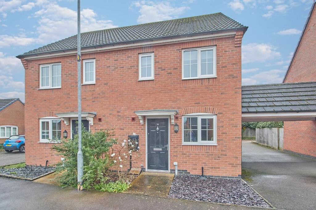 Abbott Drive, Stoney Stanton, Leicester 2 bed semi-detached house - £ ...
