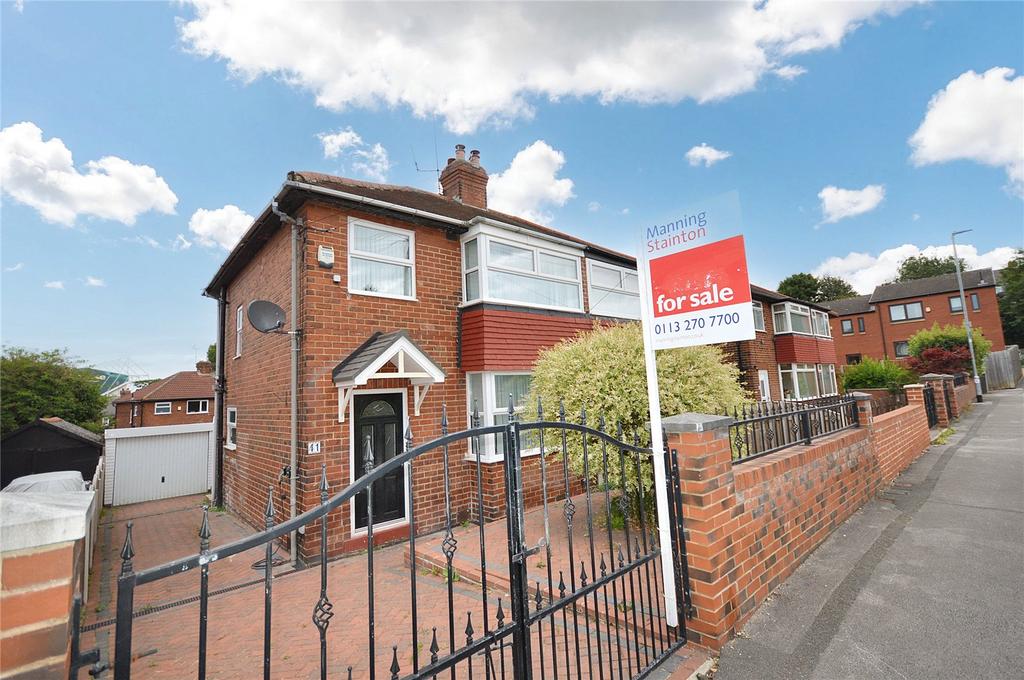 Cross Heath Grove, Leeds, West Yorkshire 3 bed semi-detached house - £ ...