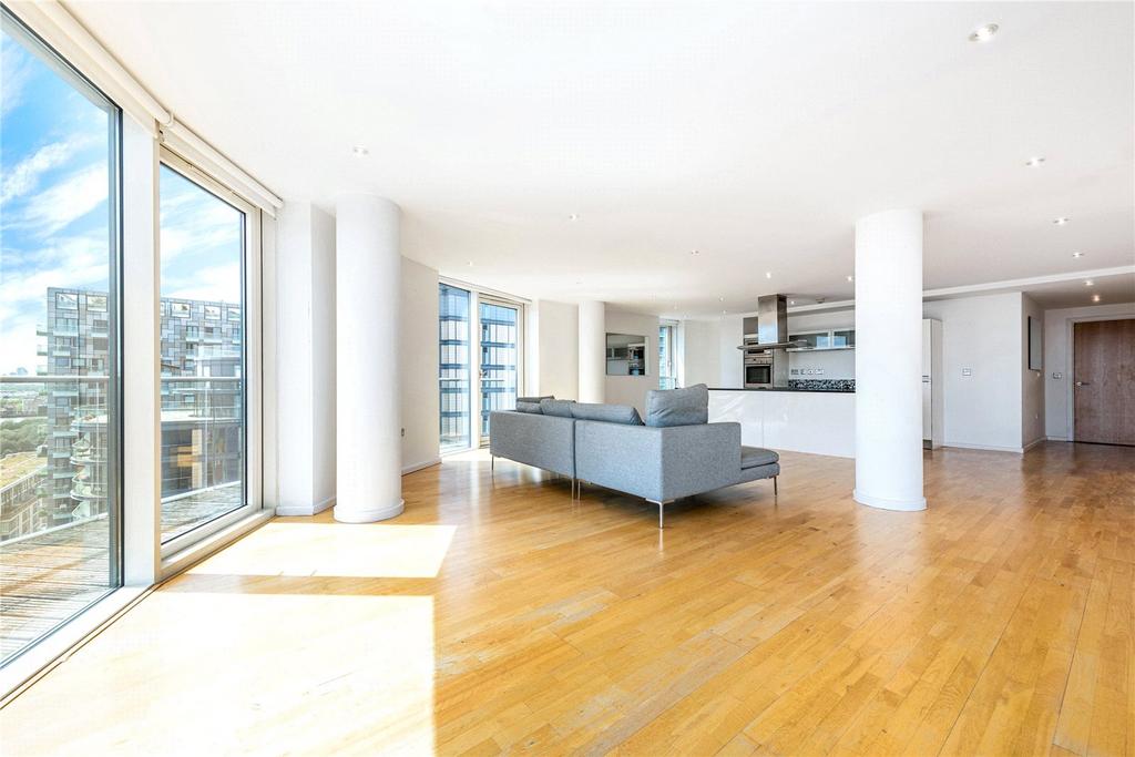 Ability Place, Millharbour 3 bed flat - £5,000 pcm (£1,154 pw)