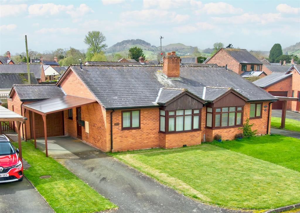 Pen Y Maes, Llanfechain 2 bed semi-detached bungalow - £190,000
