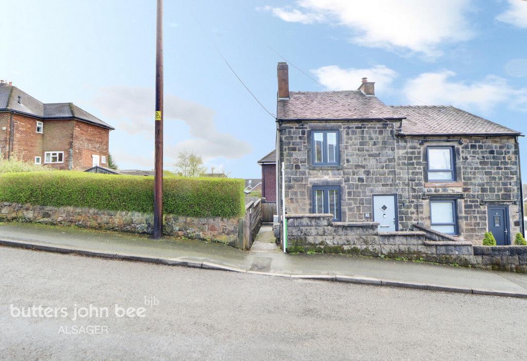 Top Station Road, Mow Cop 2 bed cottage - £220,000