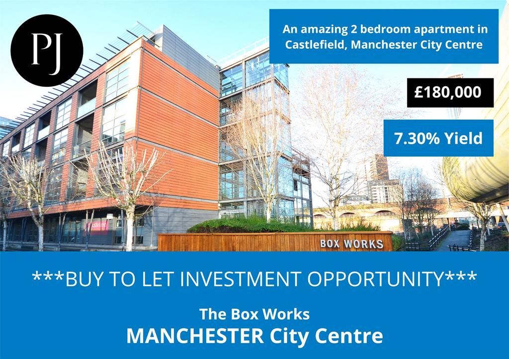 The Box Works, Manchester City Centre... 2 bed apartment - £180,000