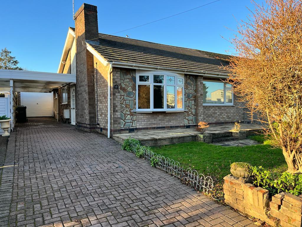 Gloucester Crescent, Wigston, LE18 2 bed semi-detached bungalow - £230,000
