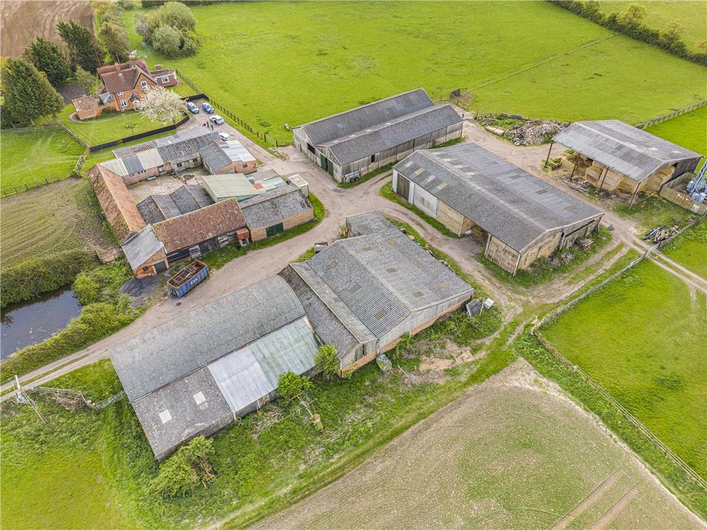 Lot 1 - Cocksedge Farm, Church Road, Carlton, Newmarket, CB8 6 bed barn ...