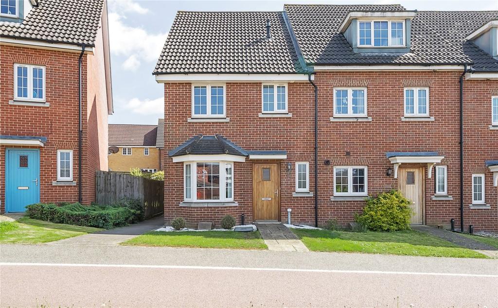 Mortimer Road, Stowmarket, Suffolk, IP14 3 bed end of terrace house - £ ...