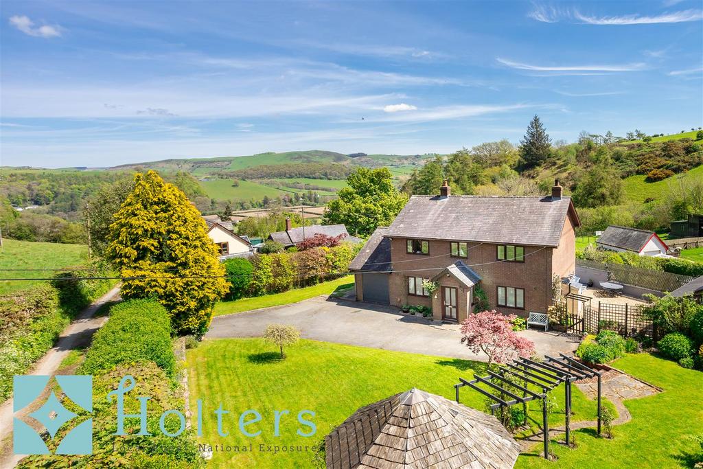 Green Meadows, Bwlch-Y-Plain, Knighton 4 bed detached house for sale ...