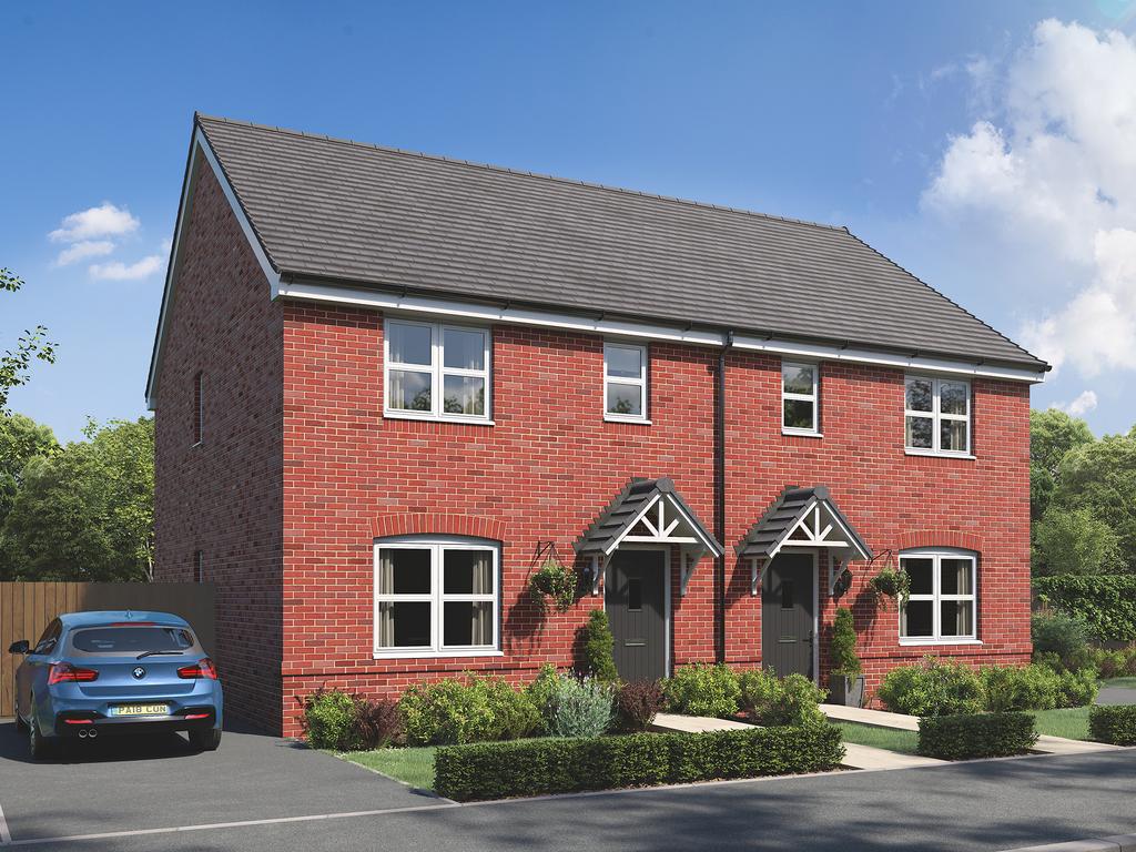 Plot 11, The Galloway at The Willows... 3 bed semi-detached house for sale - £315,000