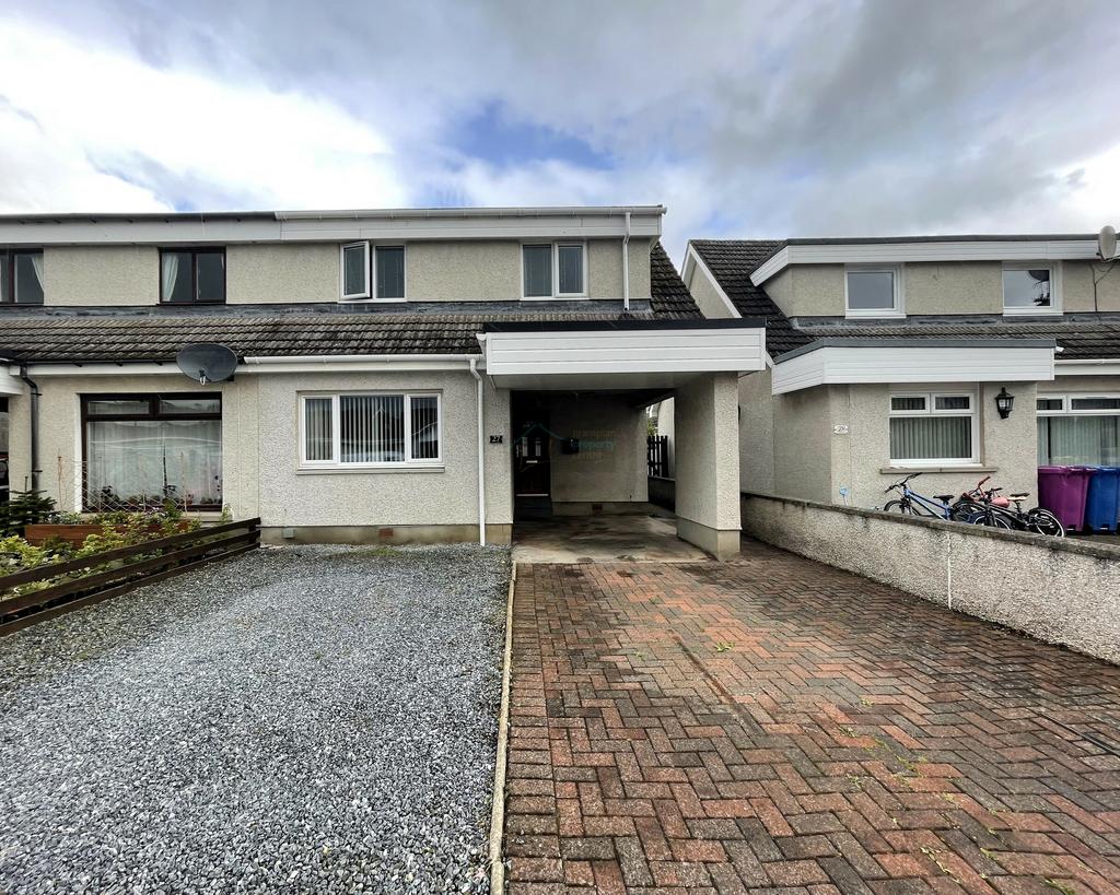 27 Forbeshill, Forres, Moray 3 bed semi-detached house - £170,000