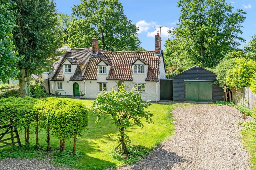 Blacksmiths Lane, Shudy Camps... 4 bed semi-detached house for sale - £ ...