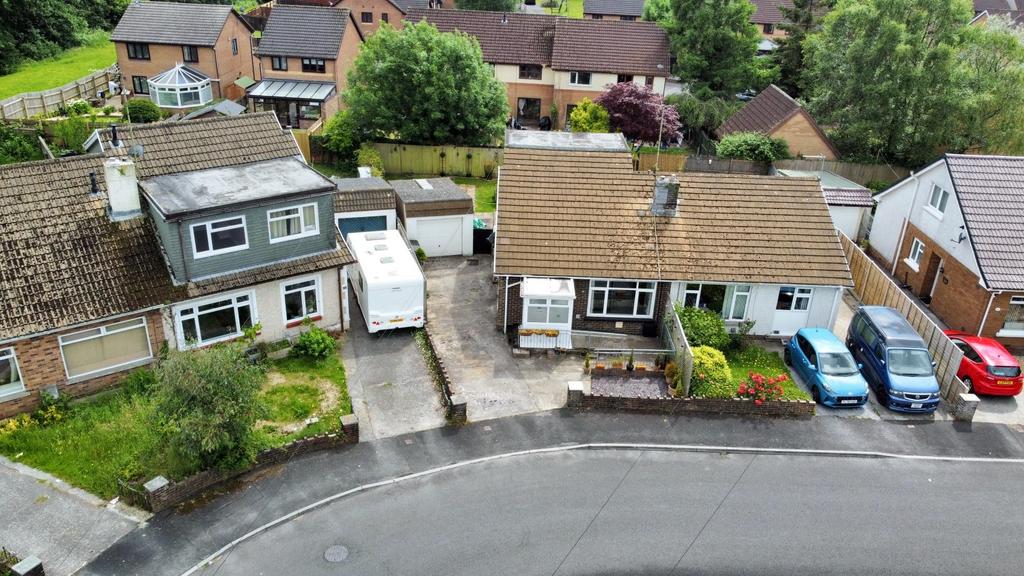 Heol Croesty, Pencoed, Bridgend 2 bed semi-detached bungalow - £215,000
