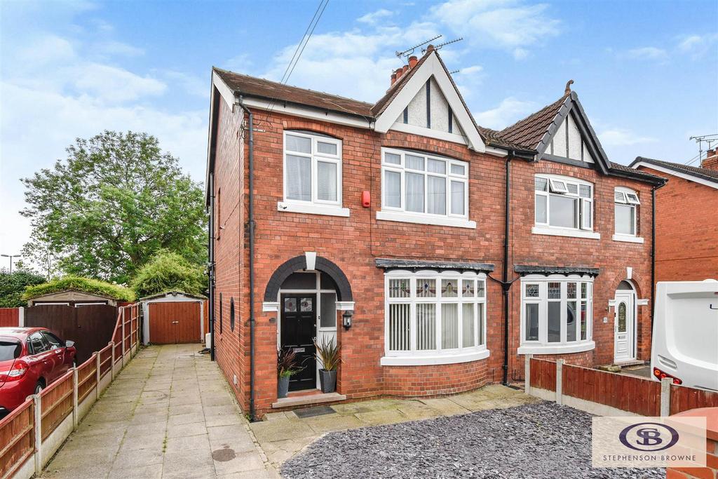 Jesmond Crescent, Crewe 3 bed semi-detached house - £200,000