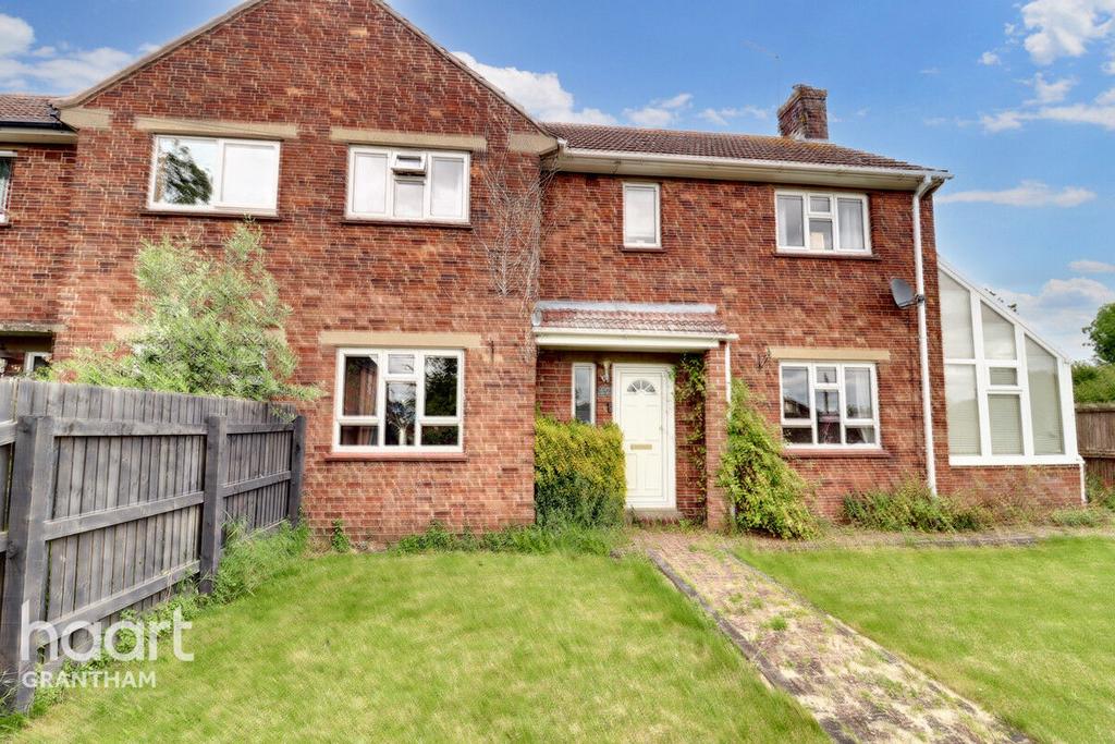 School Lane, Ropsley Grantham 3 bed end of terrace house - £230,000